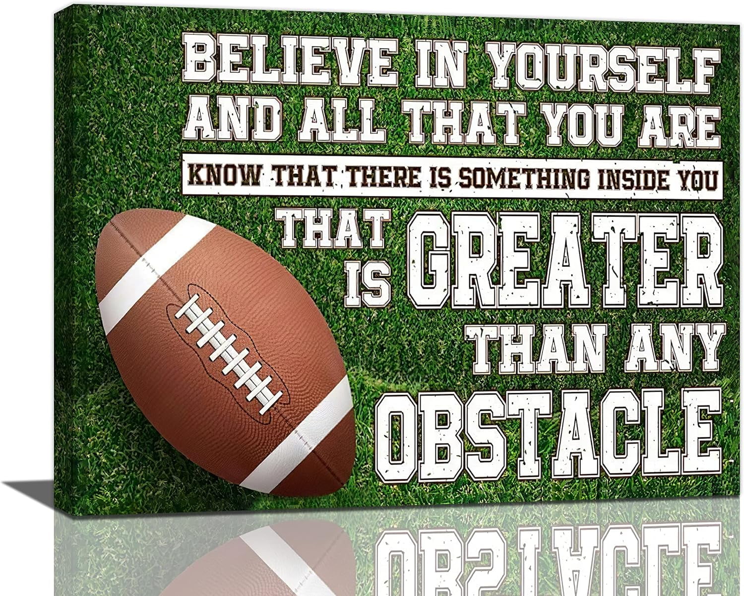 Sport Football Wall Art Motivational Pictures Wall Decor Team ...