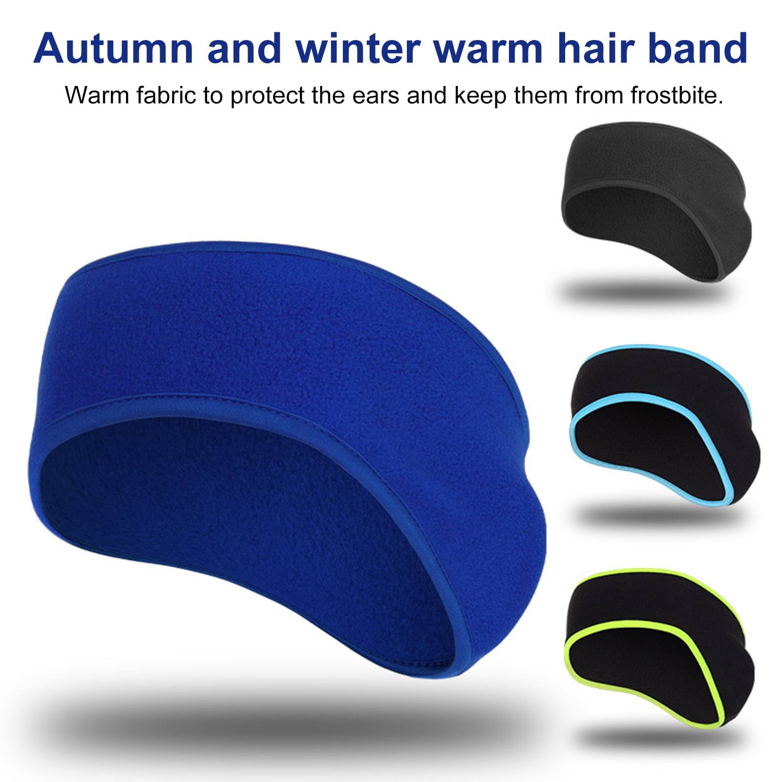 Sport Headbands For Women Men Polar Fleece Full Cover Ear Winter ...