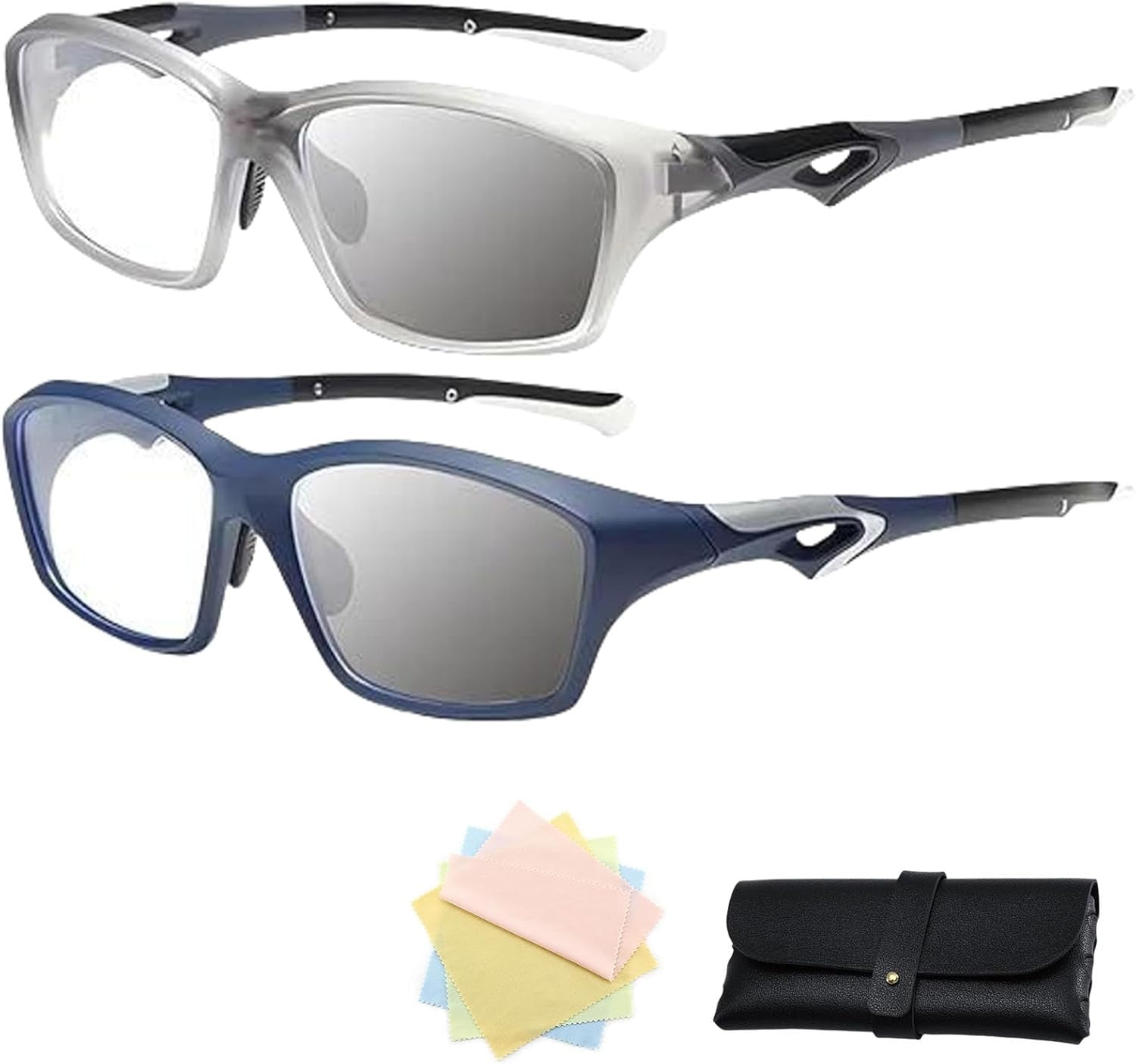 Sport Hollow Adjustable Temples Reading Glasses, Photochromic ...