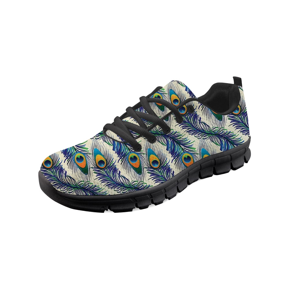 Sport Jogging Running Shoes For Women Nurse Walk Casual Shoes Peacock ...