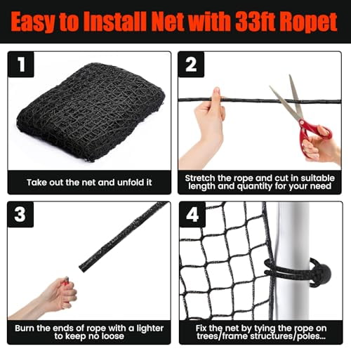 Sport Net Baseball Nets,Over 12 Sizes from 10 to 50 feet Baseball ...