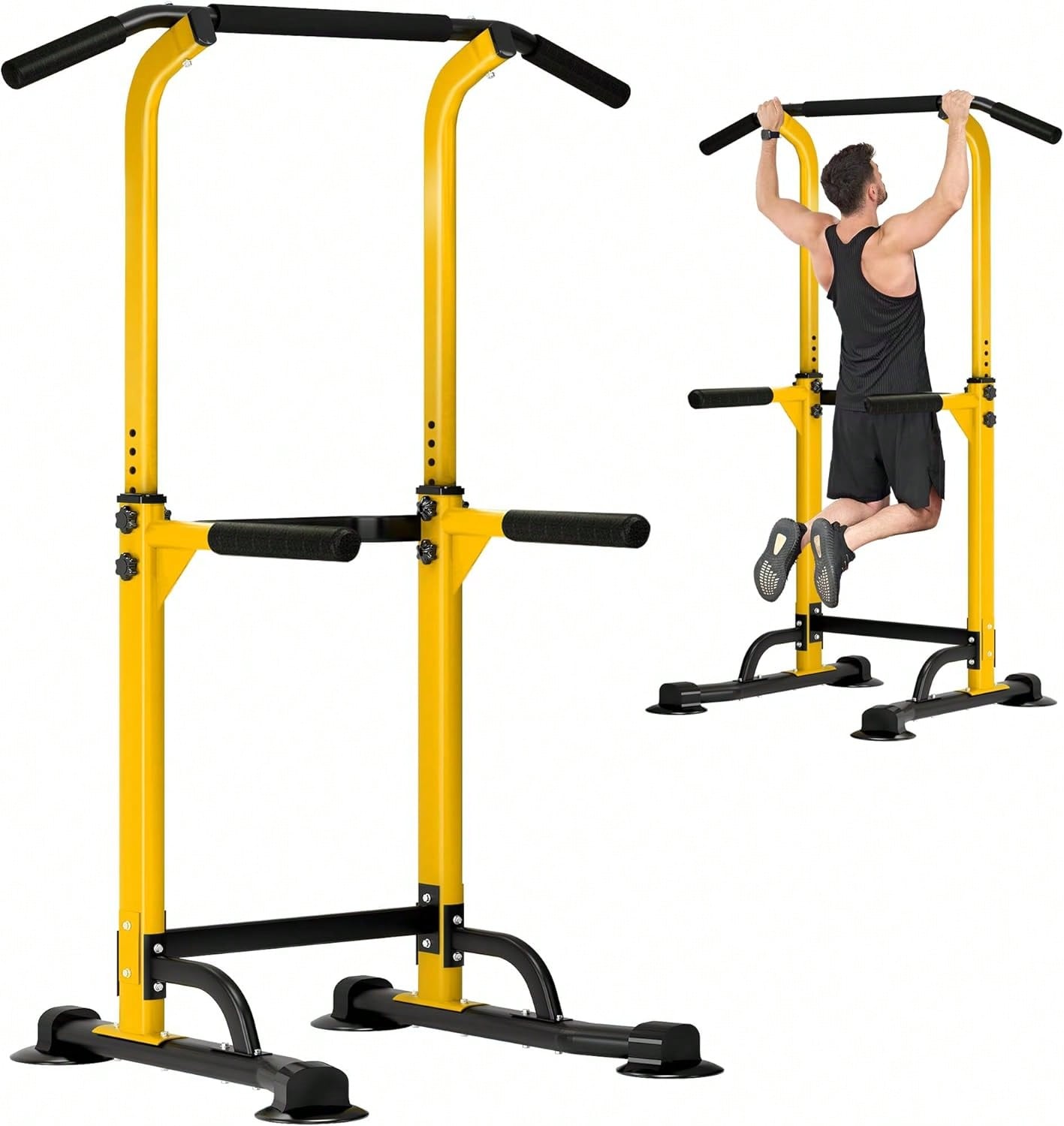 Sport Power Tower, Pull-Up Bar Dip Station For Strength Training, Power ...