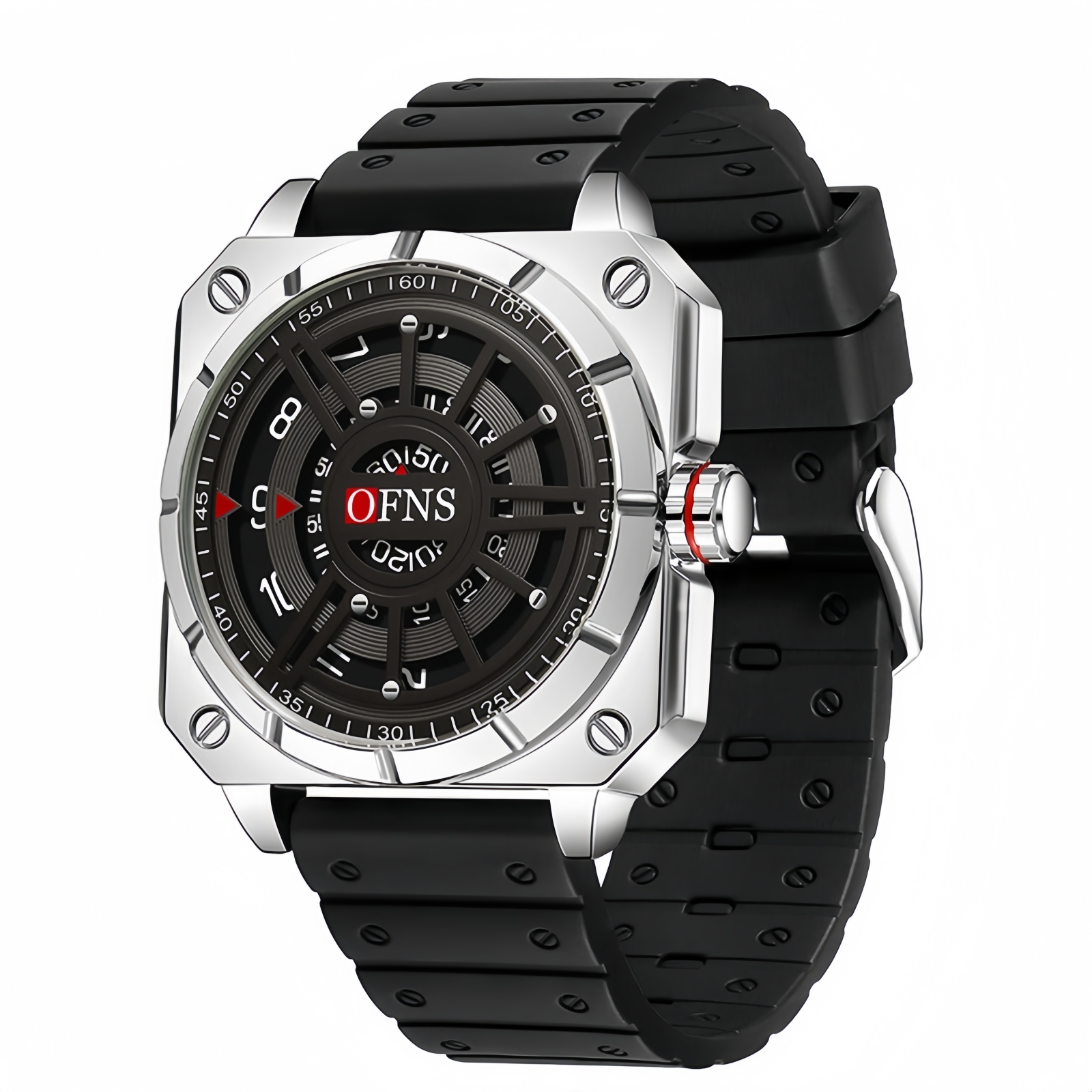 Sport Quartz Watch for Men Personalized Men's Watch Creative Square ...