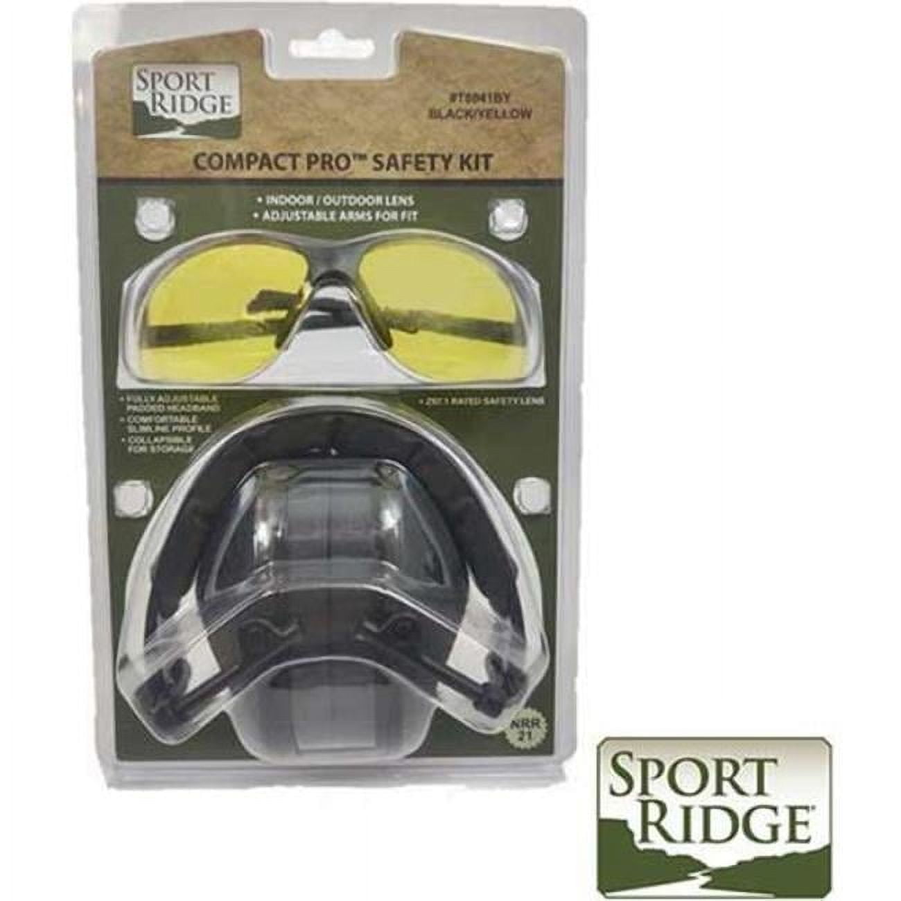 Sport Ridge TCSH T8041BY Compact Pro Safety Kit with Yellow Lens Black ...