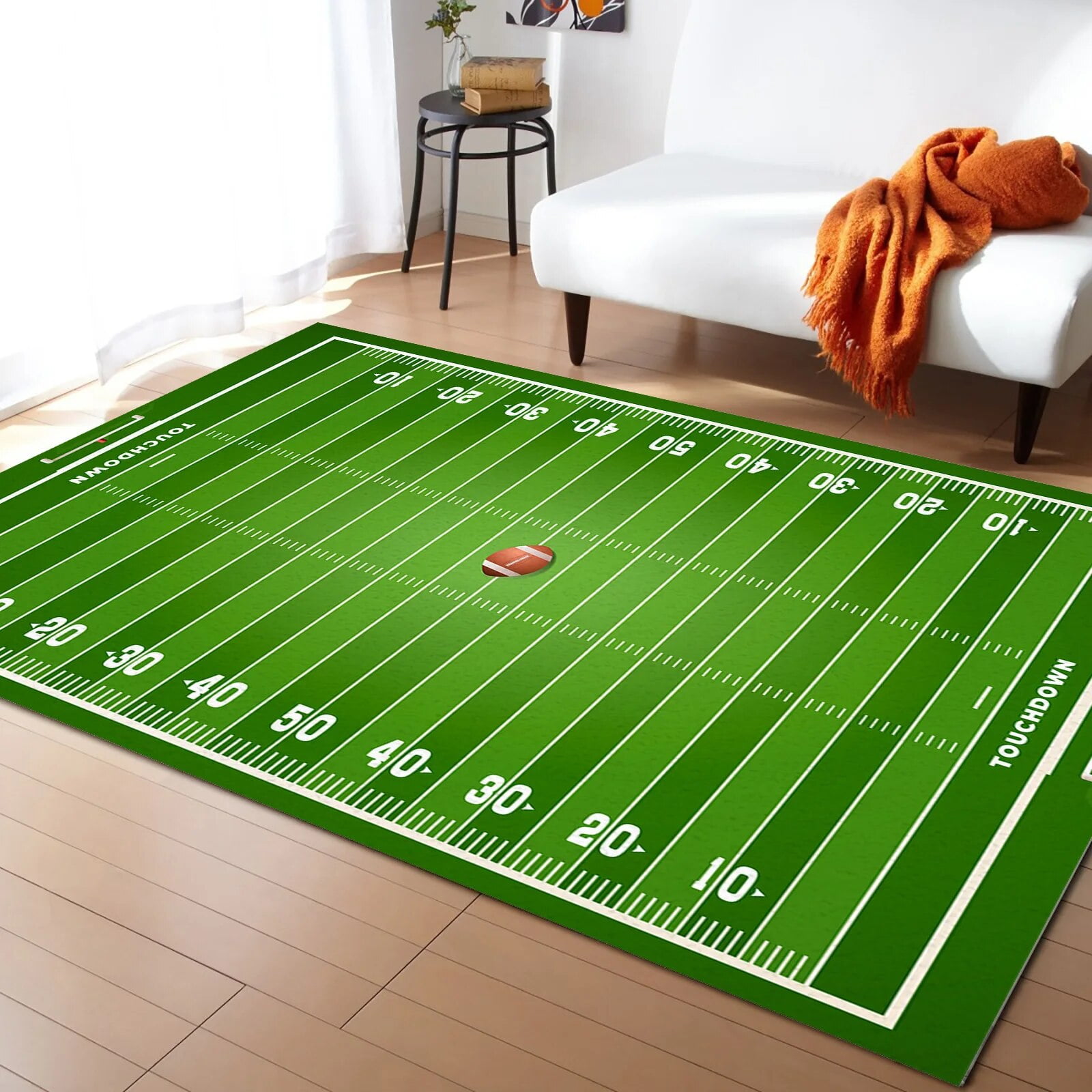 Sport Rugby Field Football Living Room Carpet Coffee Table Floor Mat ...