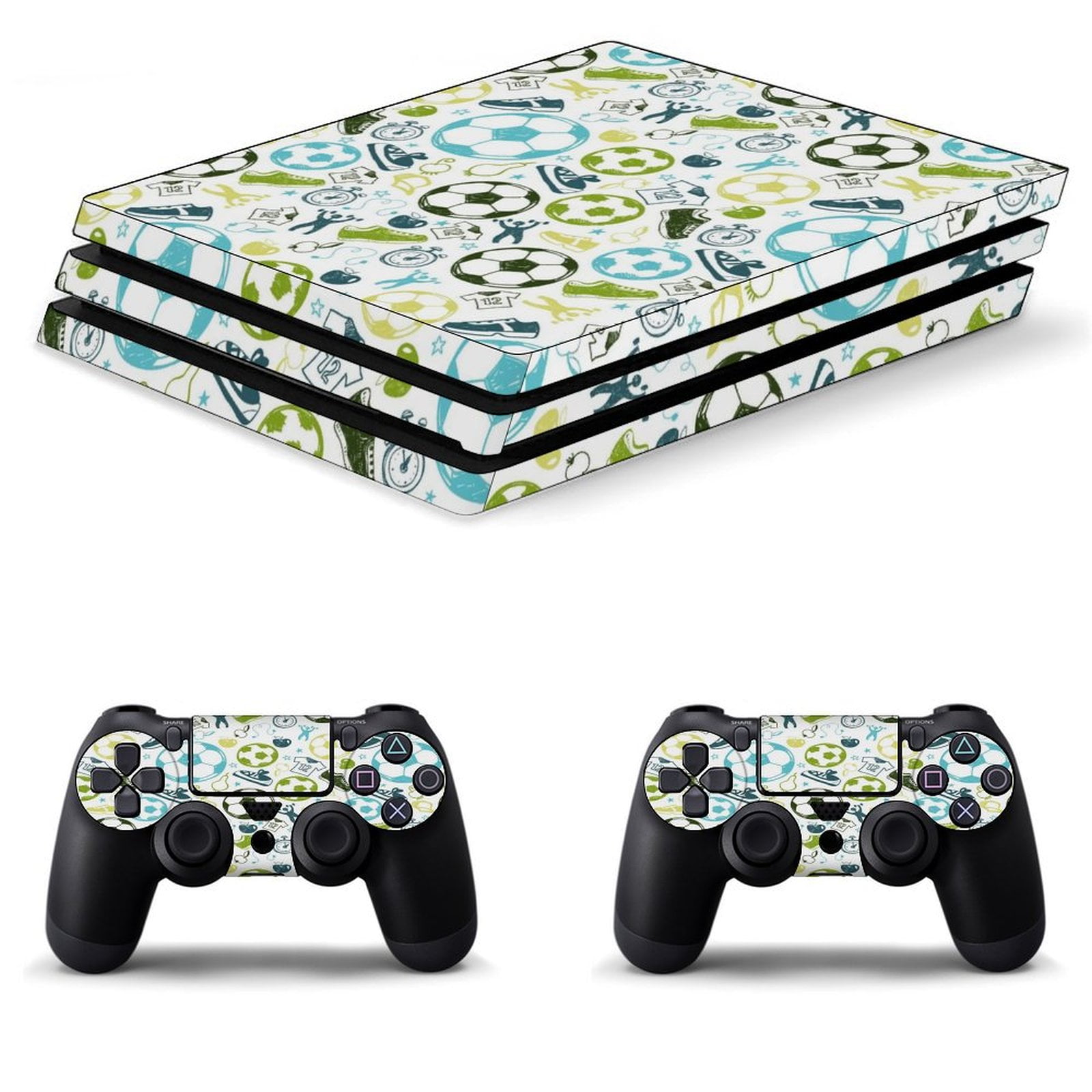 Sport Sketch Soccer Pattern PS4/PS4 Pro/PS4 Slim Skin Sticker For ...