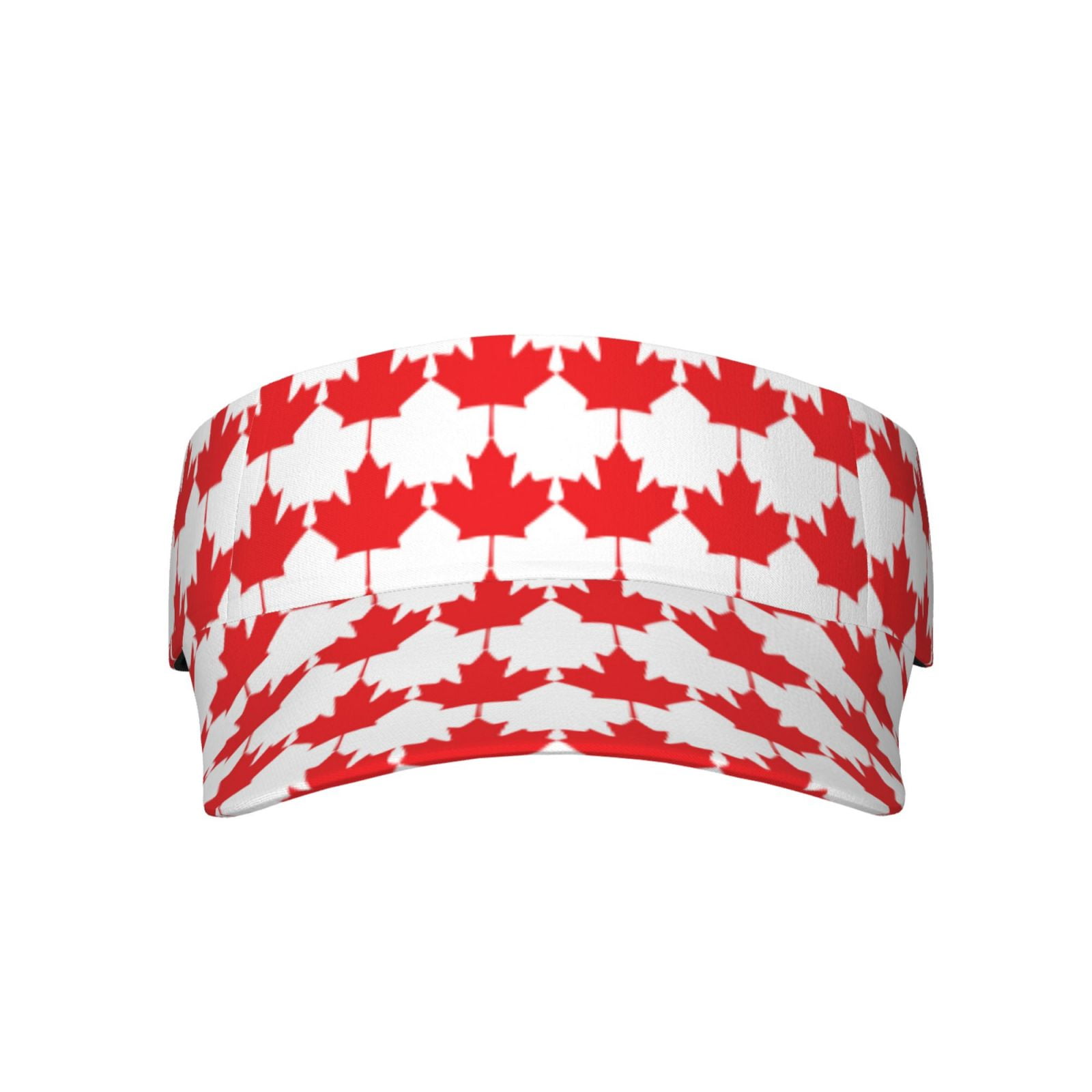 Sport Sun Visor Hats Canadian Maple Leaf Flag Adjustable Empty Top ...