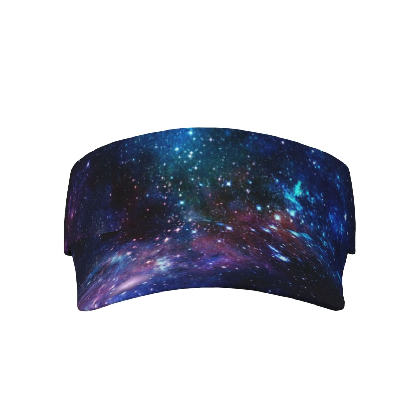 Sport Sun Visor Hats Space Galaxy Adjustable Empty Top Baseball Cap ...