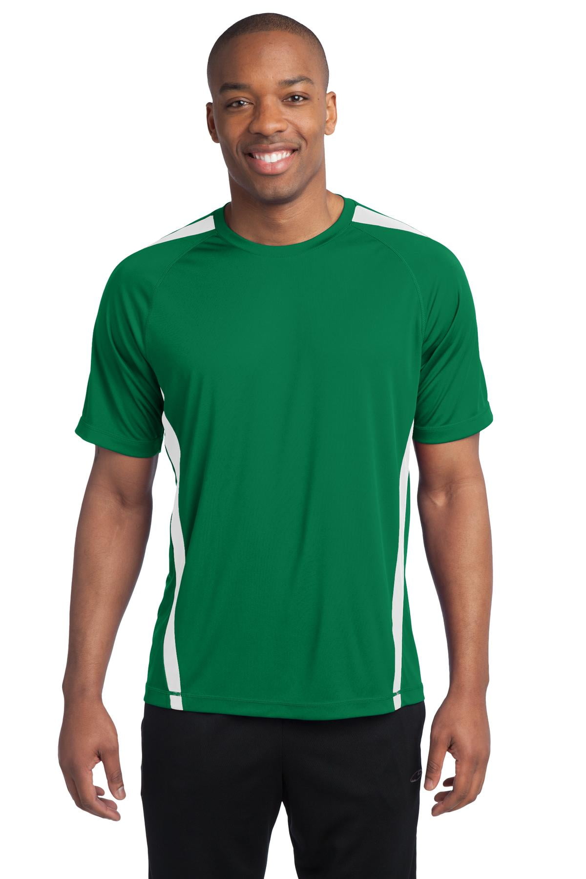 Sport-Tek Tee (ST351) Kelly Green/White, 3XL - Walmart.com