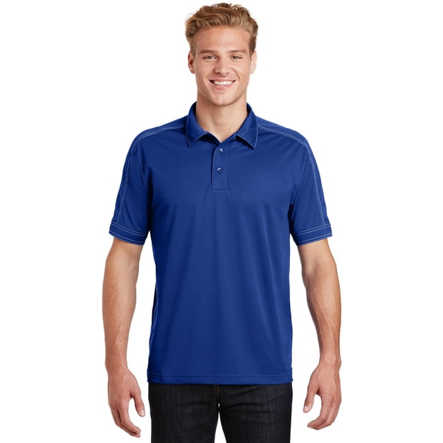 Sport-Tek Contrast Stitch Micropique Polo (ST659) True Royal, 4XL ...