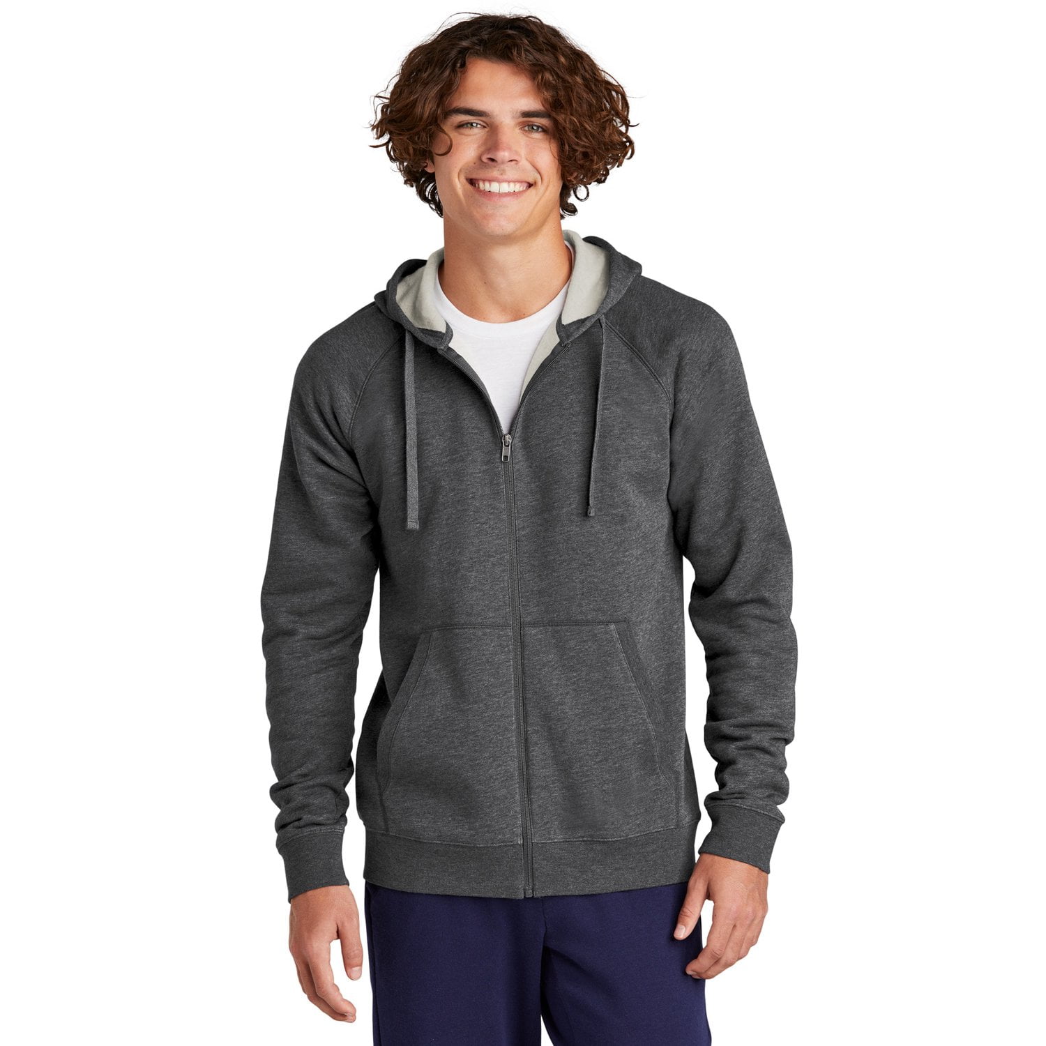Sport-Tek Drive Fleece Hooded Full-Zip STF201 - Walmart.com