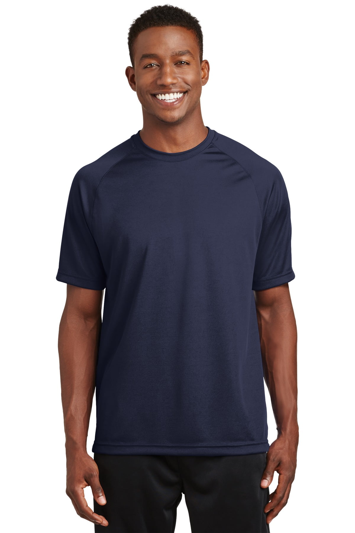 Sport-Tek T473 Dry Zone Short Sleeve Raglan T-Shirt - Walmart.com