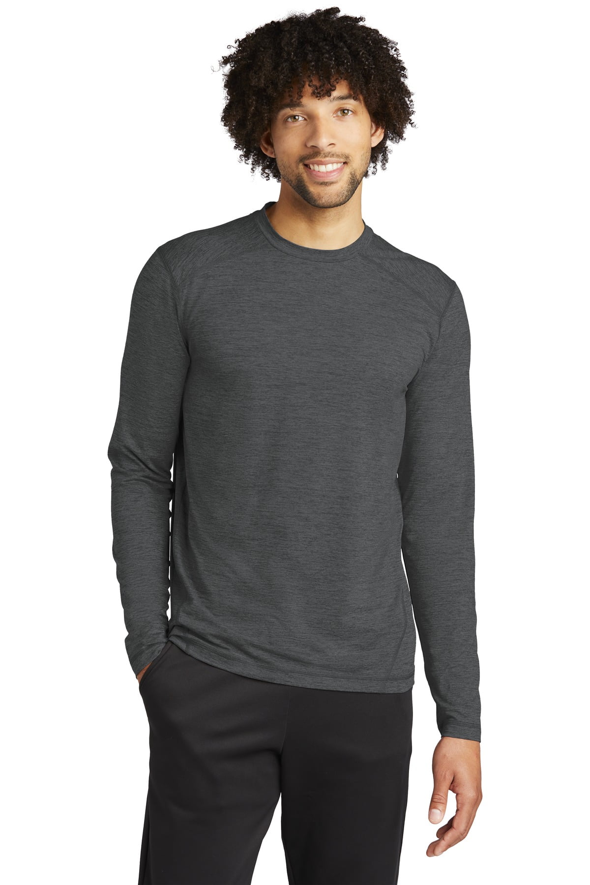 Sport-Tek ® Exchange 1.5 Long Sleeve Crew. ST710 - Walmart Business ...