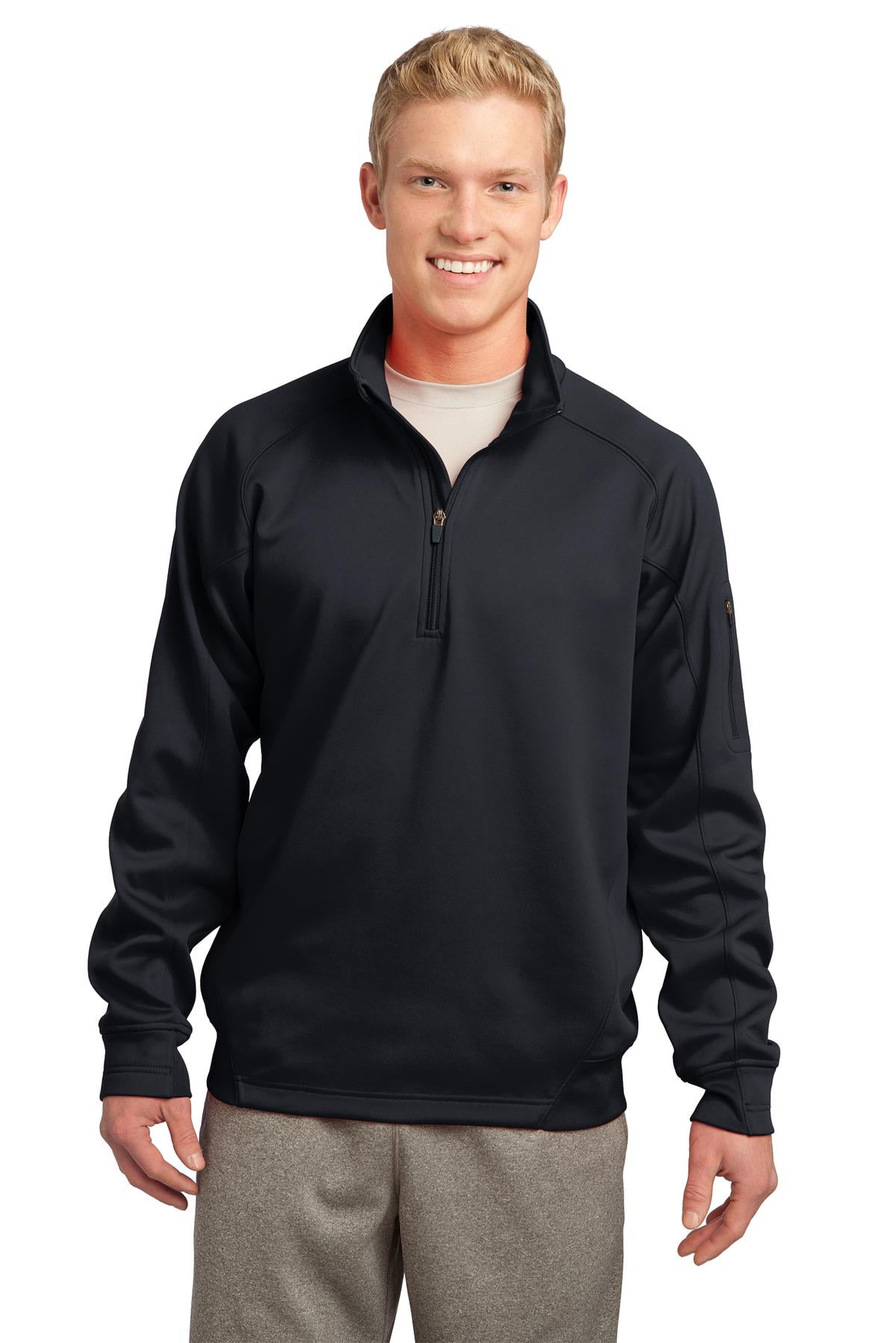 Sport-Tek F247 Tech Fleece 1/4-Zip Pullover Sweatshirt , Graphite ...