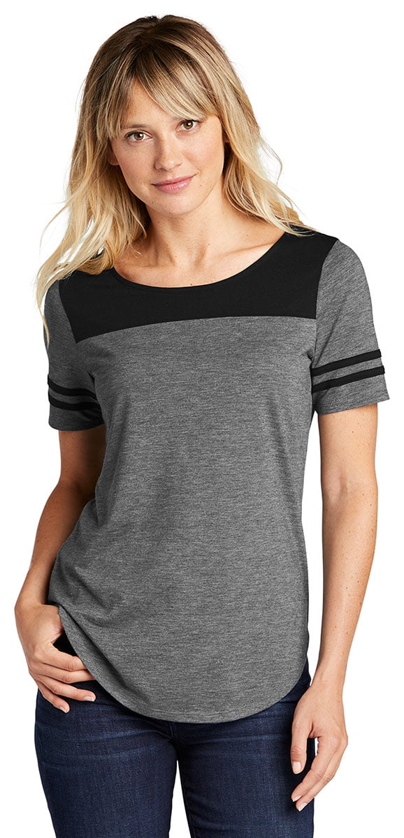 Sport-Tek LST403 Ladies PosiCharge Tri-Blend Wicking Fan Tee - Walmart.com