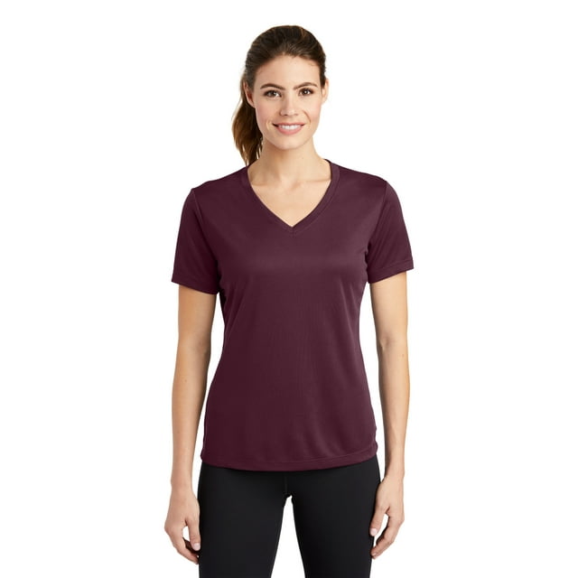 Sport-Tek ® Ladies PosiCharge ® RacerMesh ® V-Neck Tee. LST340 ...