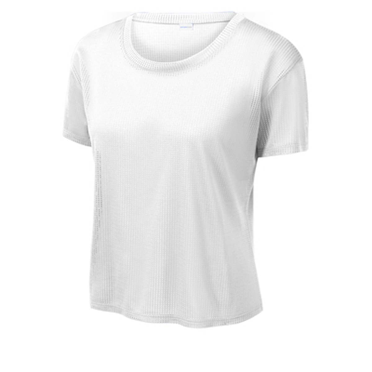 Sport-Tek LST411 Ladies PosiCharge Draft Crop Tee - Walmart.com