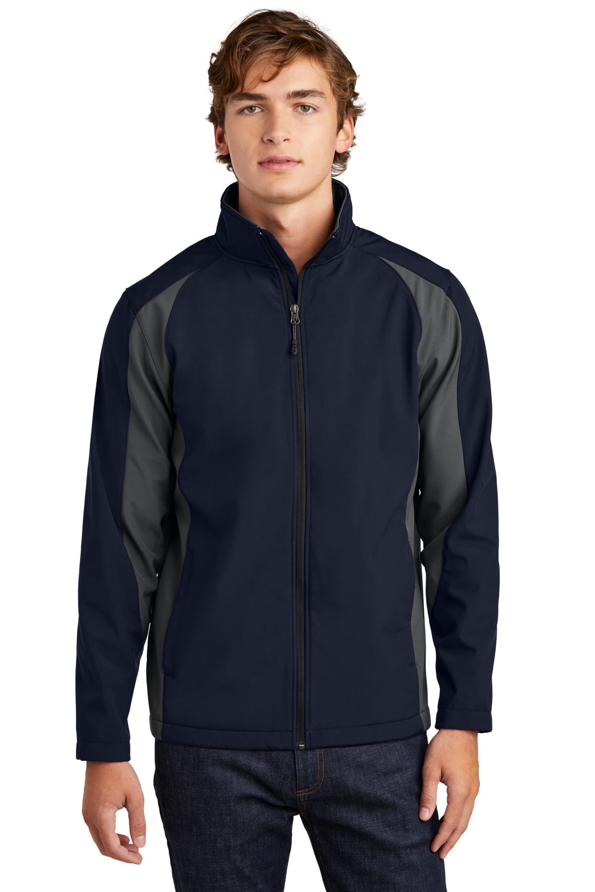 Sport-Tek Men's Warm Colorblock Soft Shell Jacket - Walmart Business ...
