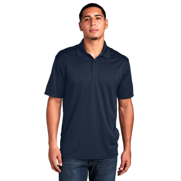 Sport-Tek MicroMesh Polo (ST680) True Navy, M - Walmart Business Supplies
