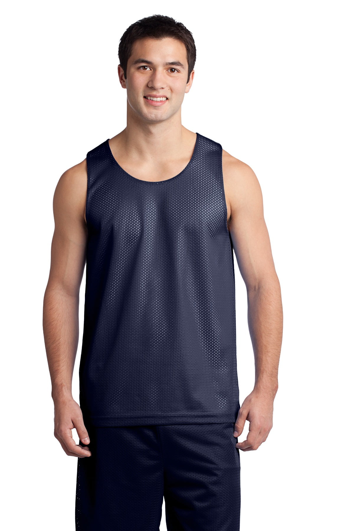 Sport-Tek PosiCharge Classic Mesh Reversible Tank-XS (True Navy ...