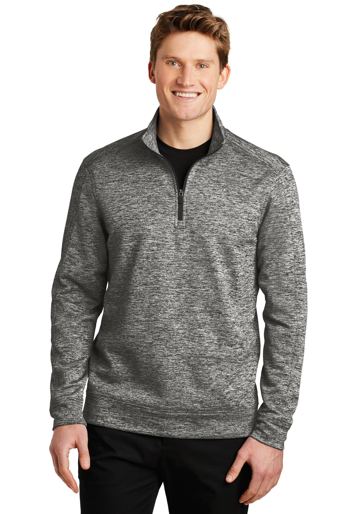 Sport-Tek PosiCharge Electric Heather Fleece 1/4 Zip Pullover-2XL ...