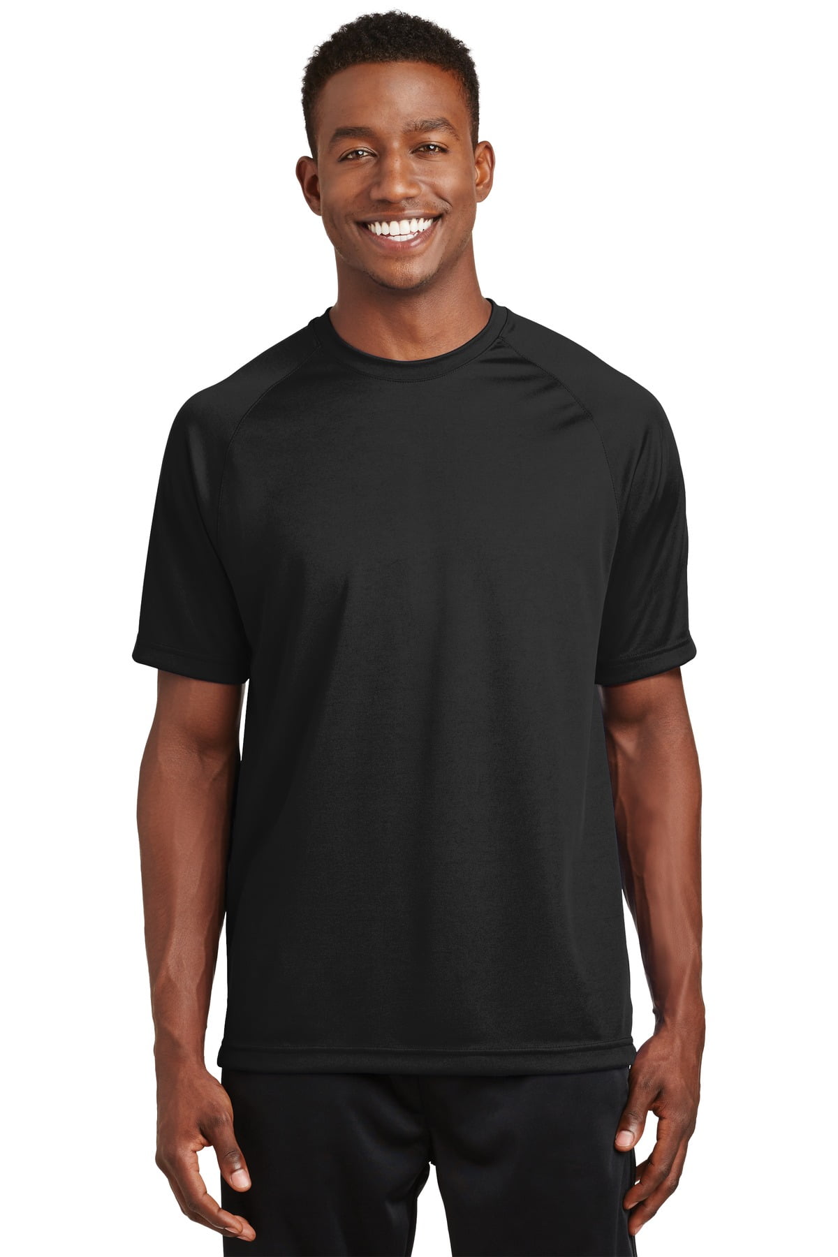 Sport-Tek T473 Dry Zone Short Sleeve Raglan T-Shirt - Walmart.com