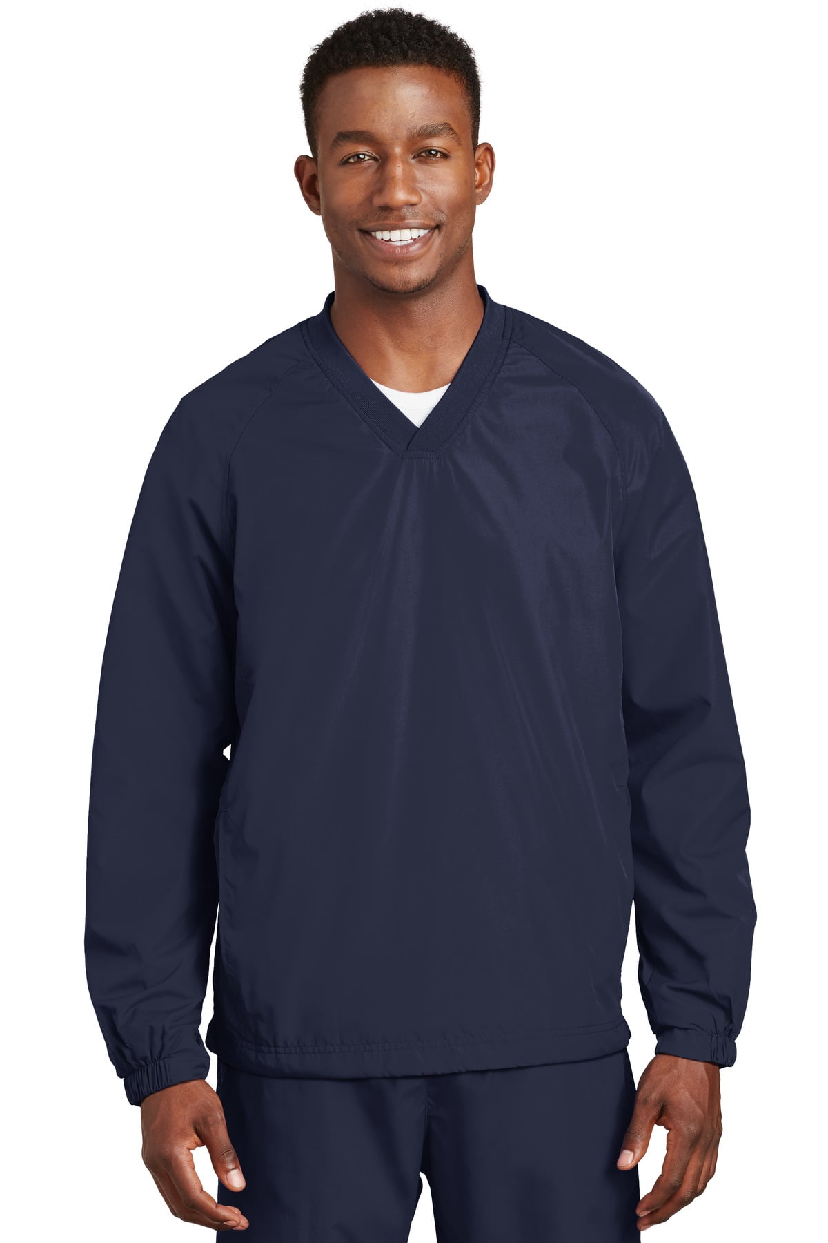 Sport-Tek ® V-Neck Raglan Wind Shirt. JST72 - Walmart.com