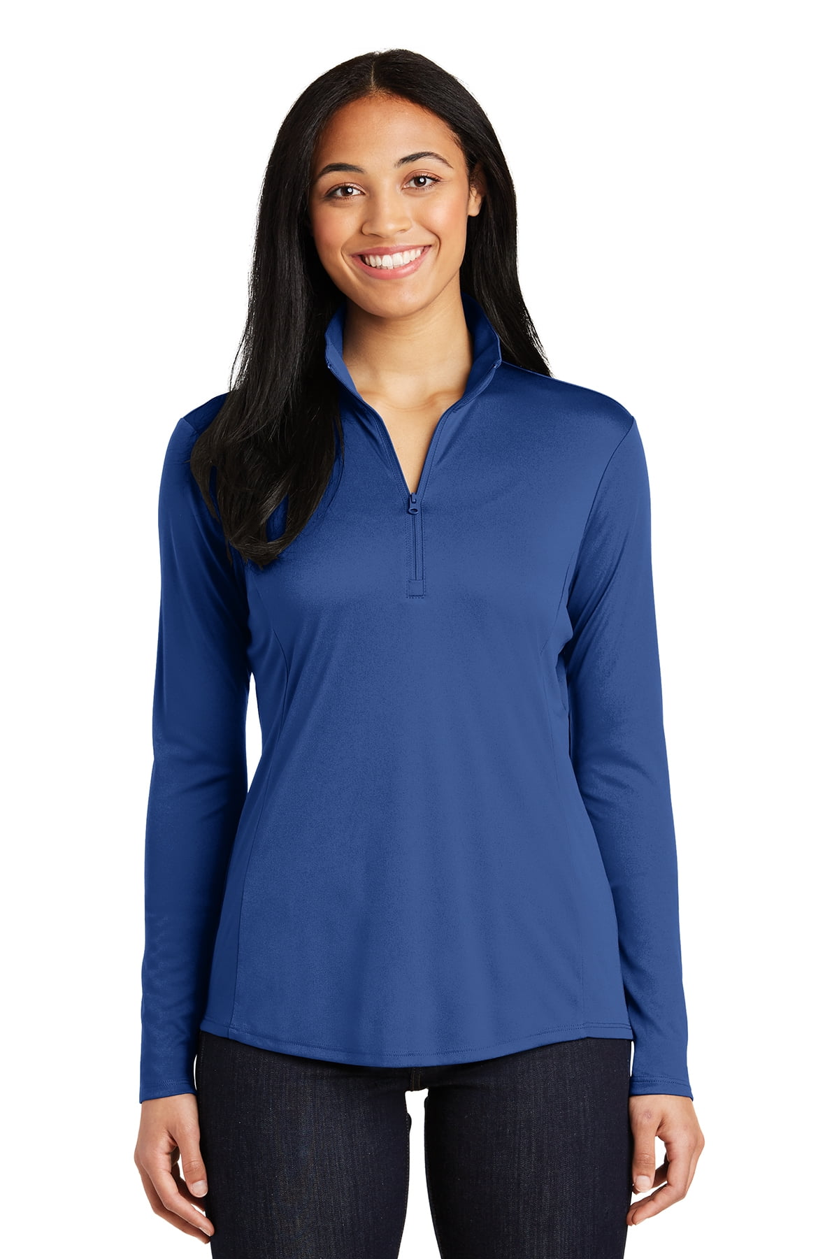 Sport-Tek Women's PosiCharge Competitor 1/4-Zip Pullover, True Royal, X ...