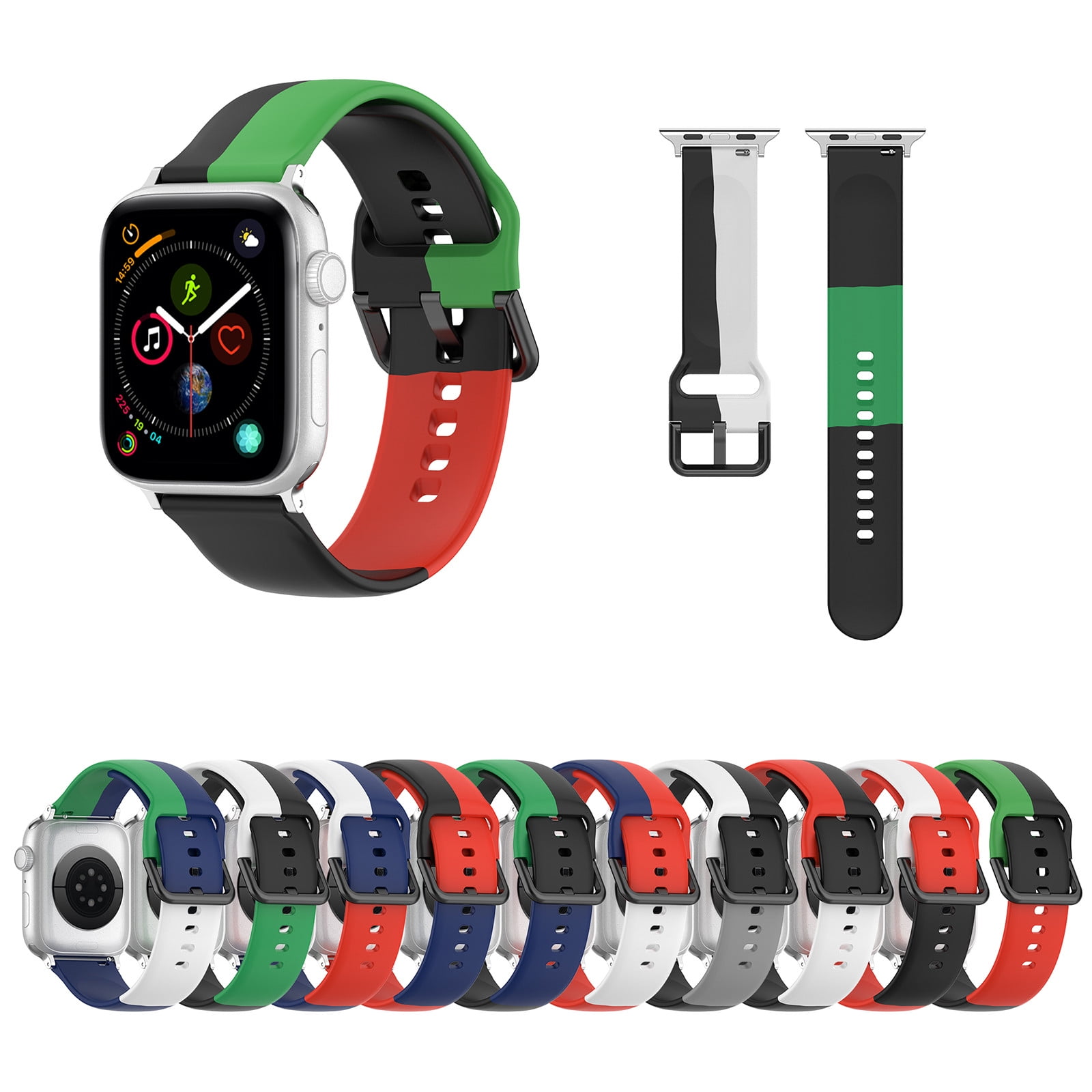 Sport Watch Strap For Watch 4/3/2/1 38/40mm,Vsgery,As shown - Walmart.com