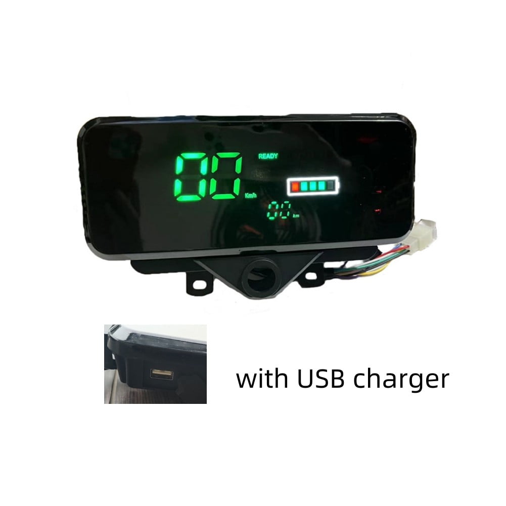 Sportact Bicycle,Ebike LCD Display Motor Speedmeter Screen 48-72V E ...