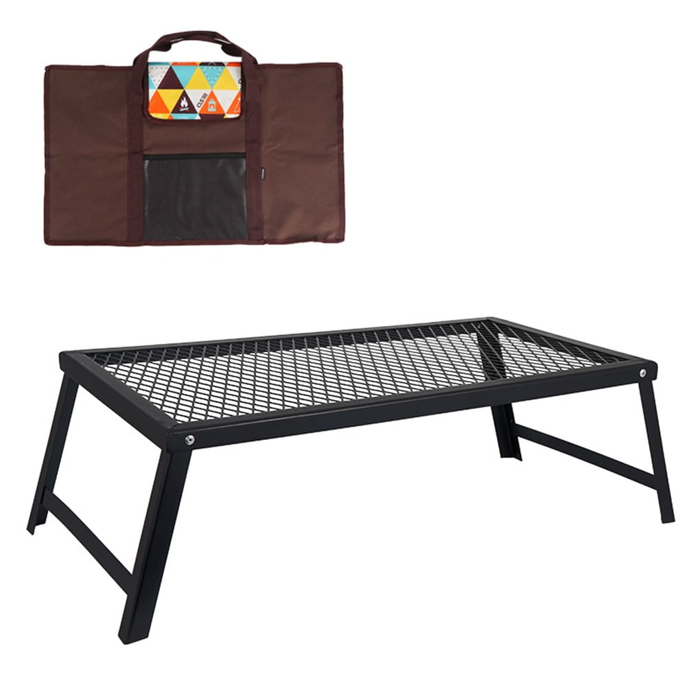 Sportact Camping Essentials,Folding Metal Camping Mesh Table Waterproof ...