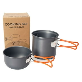 GSI Outdoors Stainless Steel 1 Person Mess Kit for Camping and ...