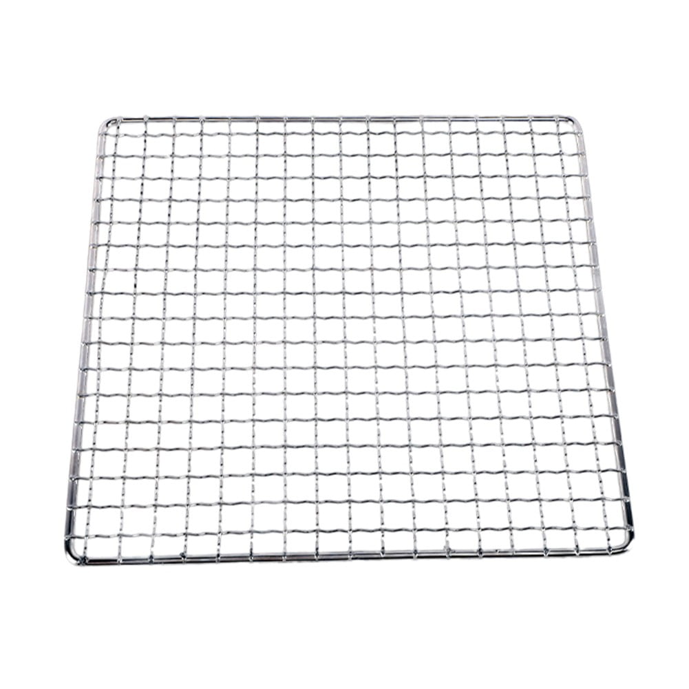 Sportact Camping Essentials,Stainless Steel Square Grid Net Barbecue ...