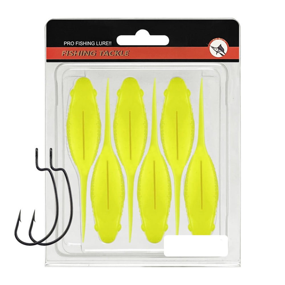 Sportact Fishing Baits,Fishing Accessories,Fishing Equipment,6pcs 10cm ...