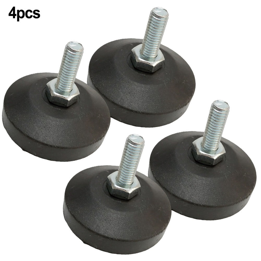 Sportact Fitness,4pc Leveling Screw Foot Pads Non-Slip for Exercise ...