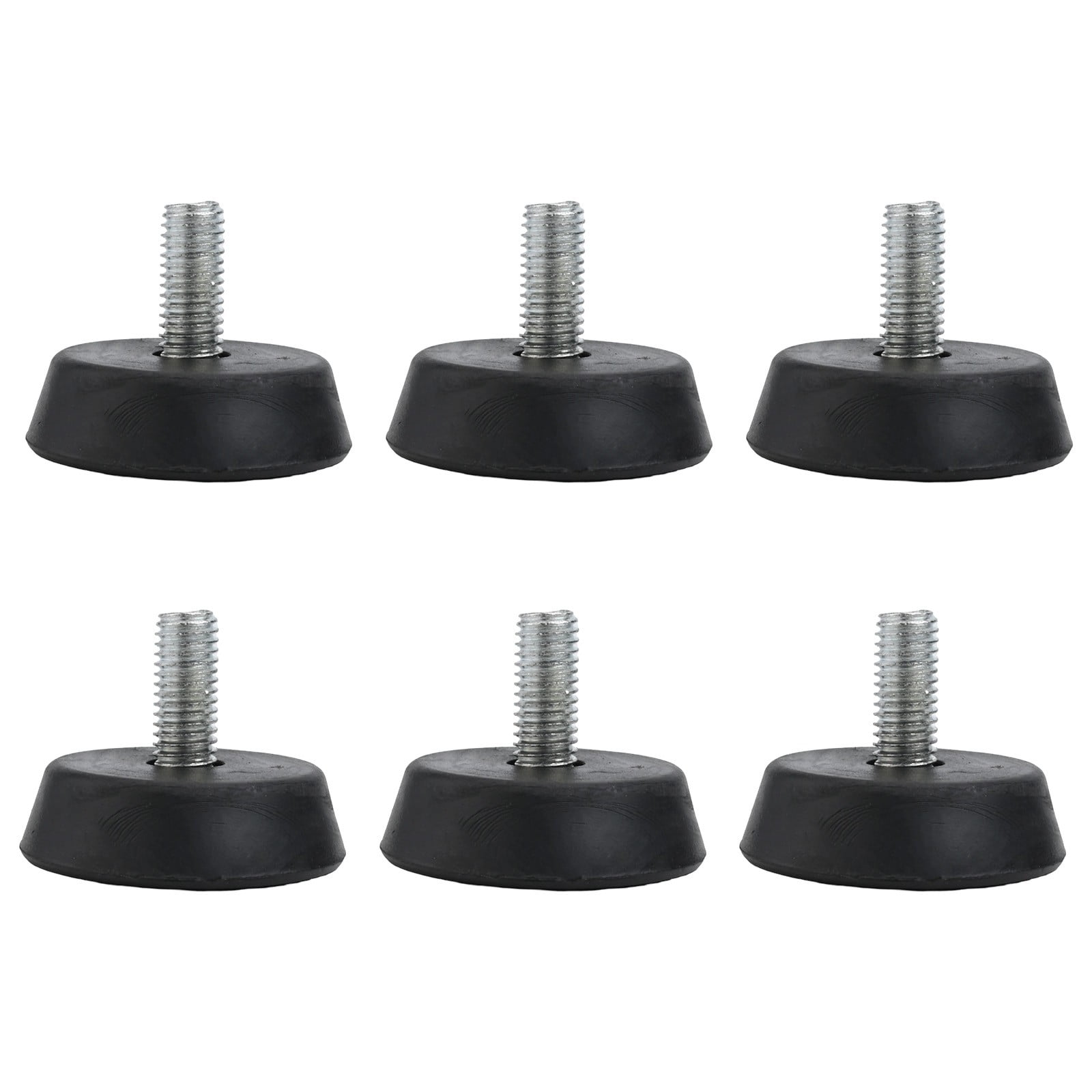 Sportact Fitness,6pcs 3/8" Exercise Bike Foot Pads Shock Absorption and ...