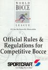 Sportcraft Bocce Ball Rules - Pack of 10 Books - Walmart.com