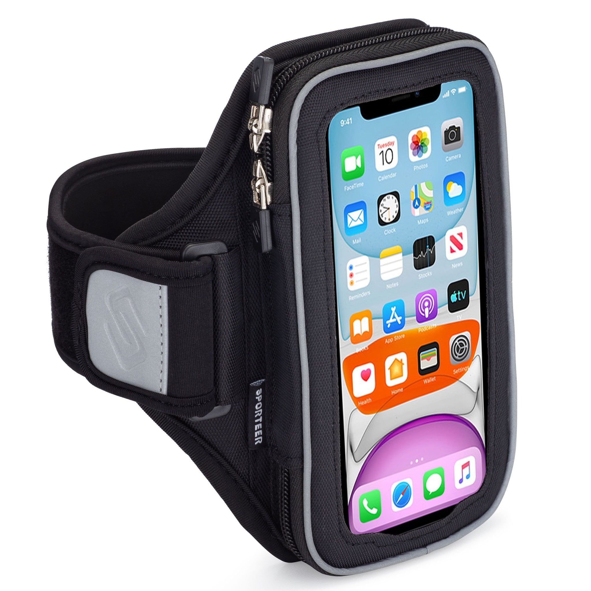 Sporteer Velocity V7 Workout Armband - Touchscreen, Removable Straps ...