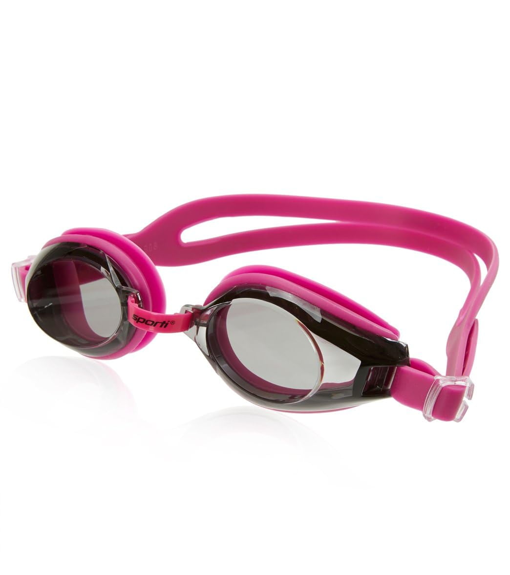 Sporti Antifog Plus Swim Goggles - UV Protection, Shatter-Resistant ...