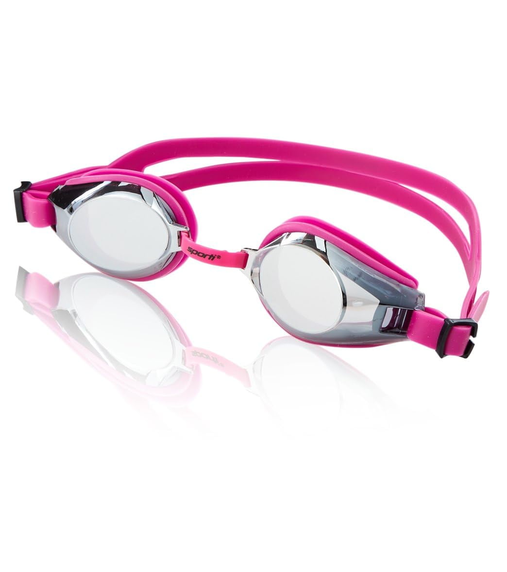 Sporti Mirrored Antifog Goggles, UV Protection, Shatter-Resistant ...