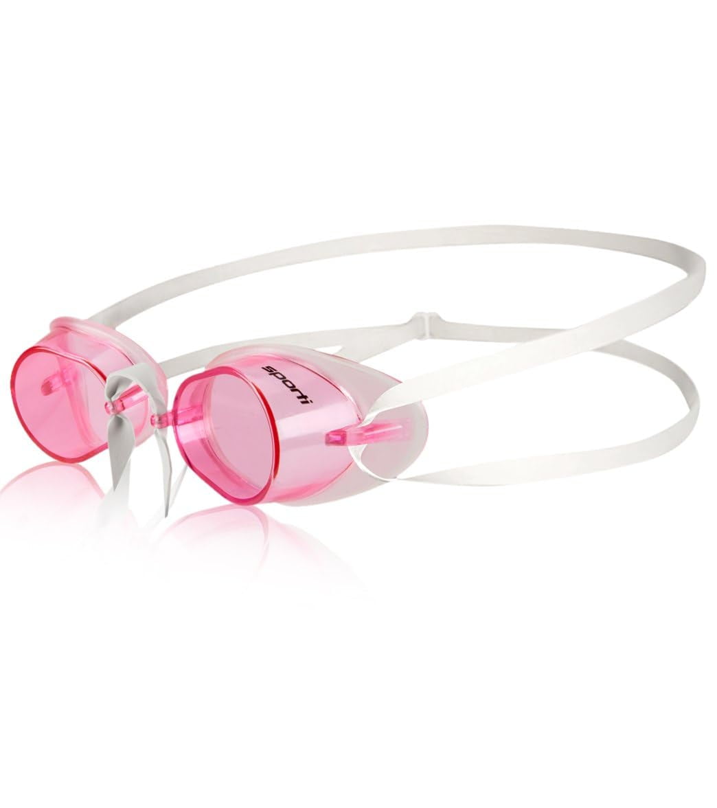 Sporti Swedish Goggles, Antifog, Adjustable Latex Strap, Extra Nose ...