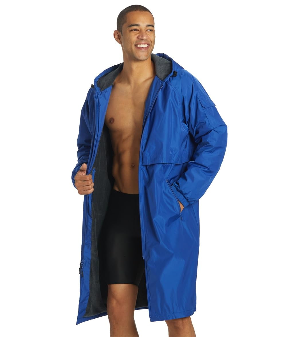 Sporti Comfort Fleece-Lined Swim Parka, Water-Resistant, Plush Fleece ...