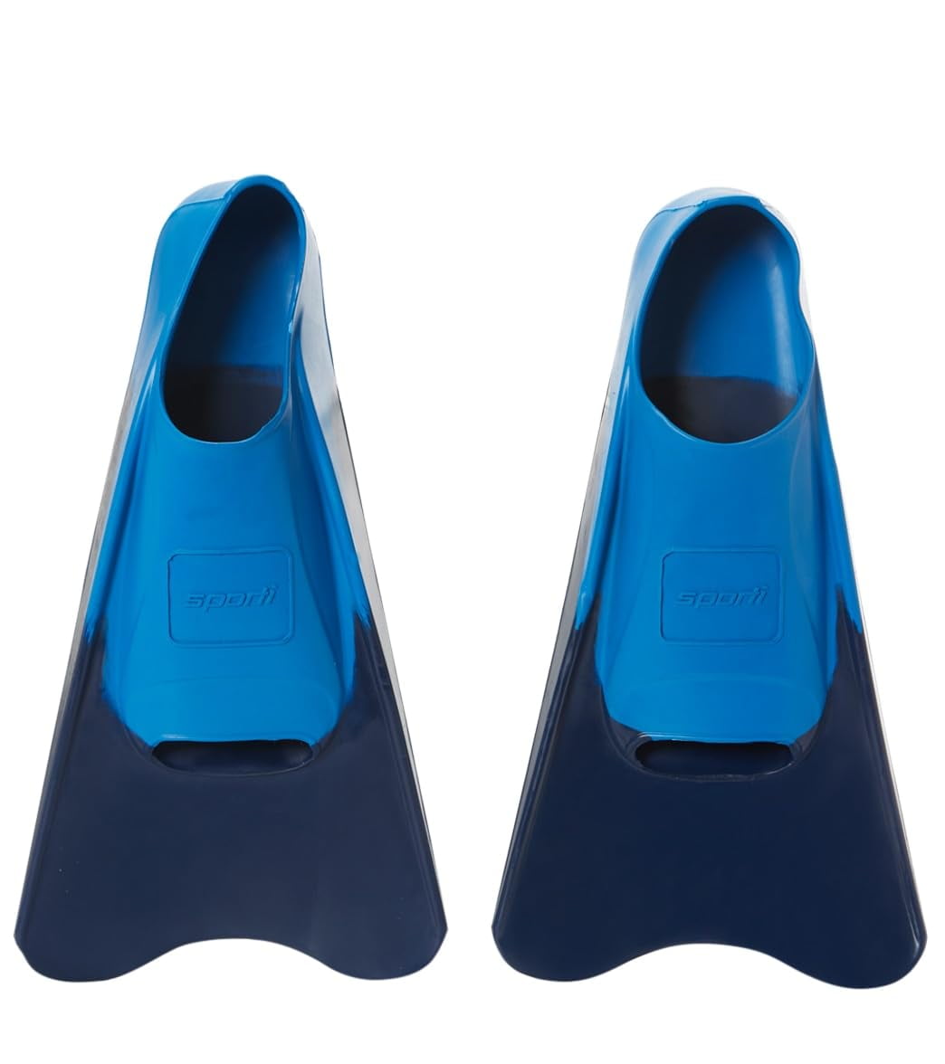 Sporti Training Swim Fins - Flexible Fit, Two-Toned Design - Walmart.com