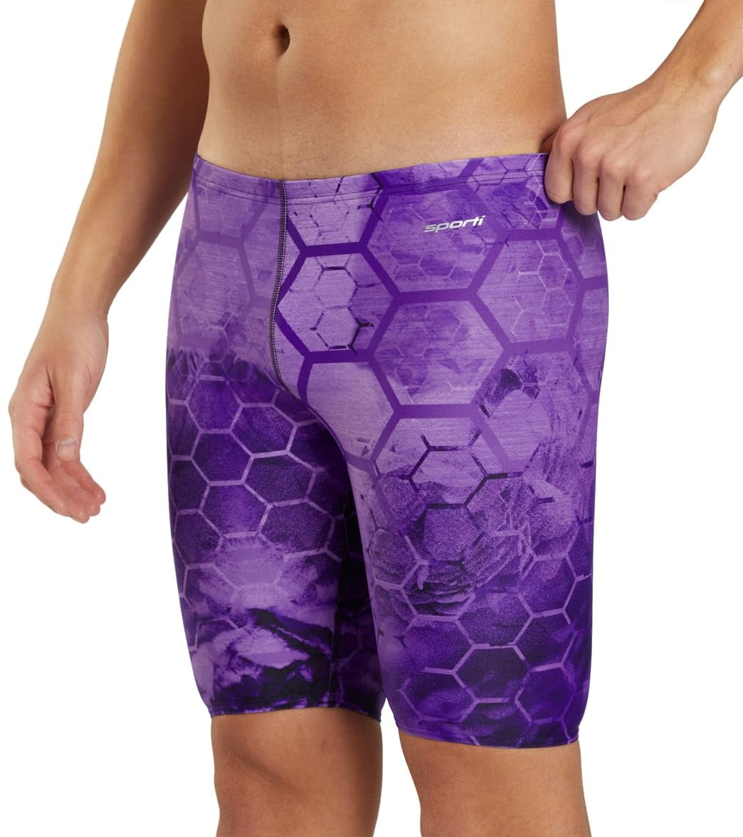 Sporti Fenced In Jammer Swimsuit, Lycra Xtra Life, 4-Way Stretch, Men's ...