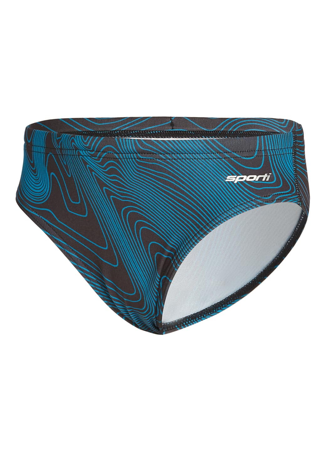 Sporti HydroLast Sonar Waves Brief Swimsuit, Briefs (Men’s) - Walmart.com