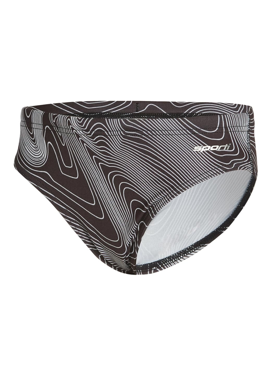 Sporti HydroLast Sonar Waves Brief Swimsuit, Briefs (Men’s) - Walmart.com