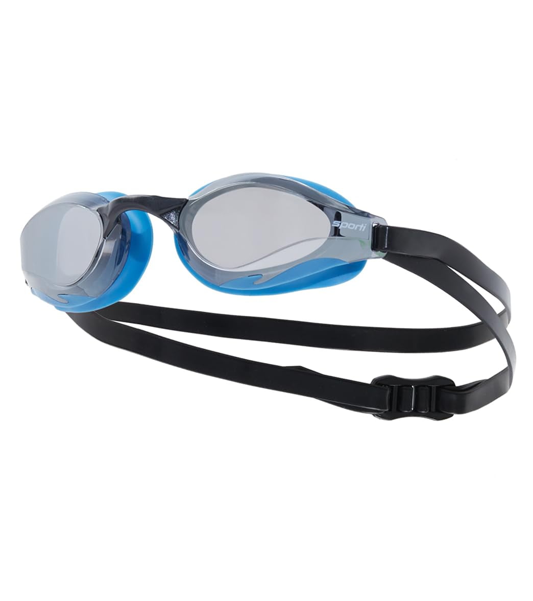 Sporti HydroZoom Velocity Goggles - Mirrored, UV Shield, Anti-Fog ...