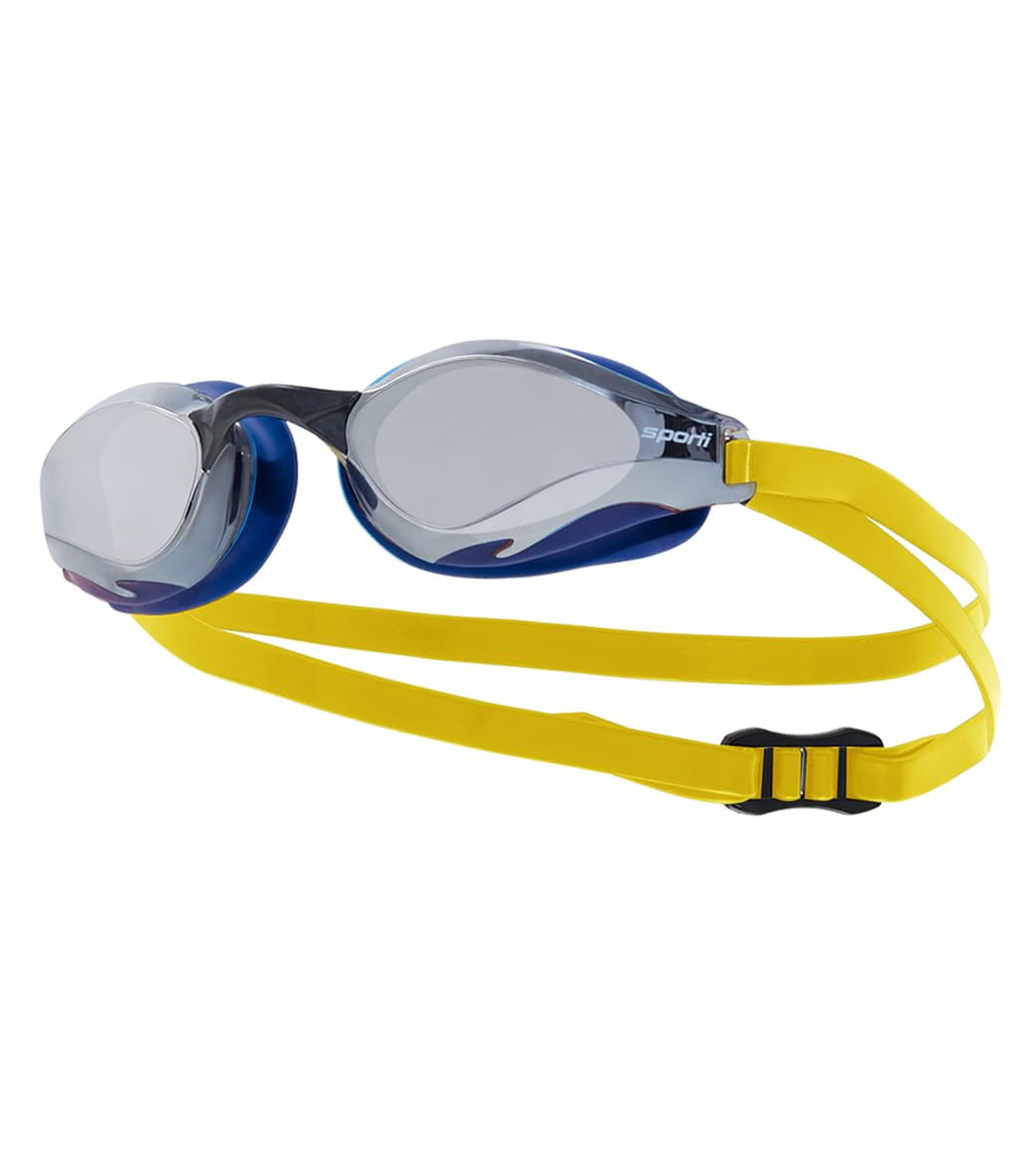 Sporti HydroZoom Velocity Goggles - Mirrored, UV Shield, Anti-Fog ...