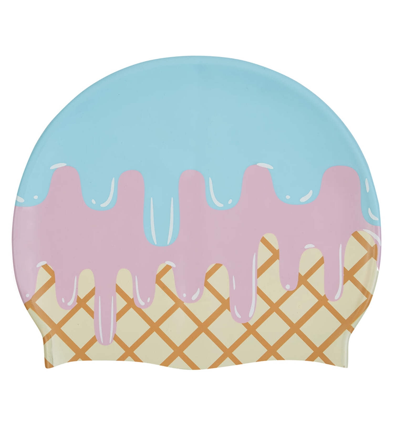 Sporti Ice Cream Scoop Silicone Swim Cap - Walmart.com