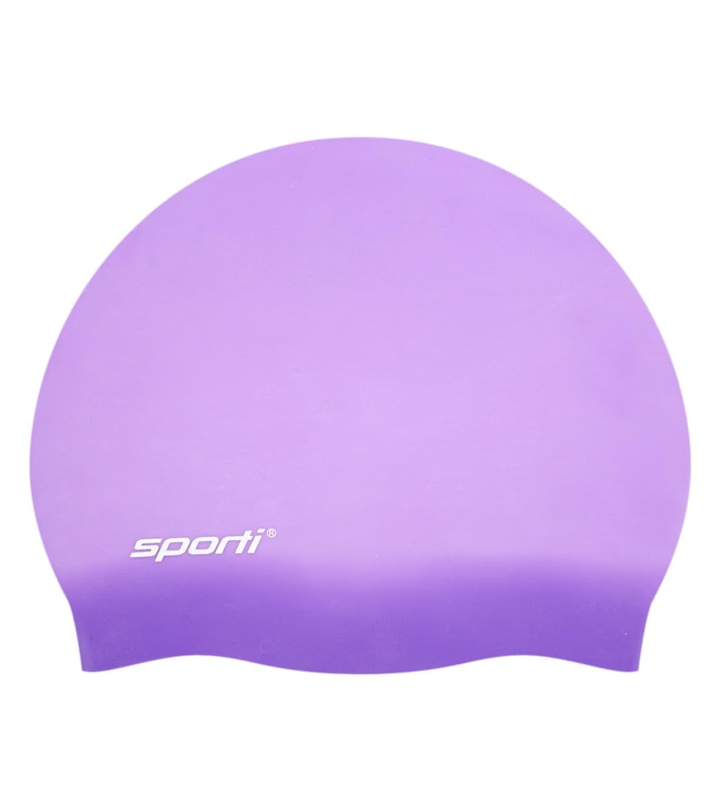 Sporti Kids' Silicone Swim Cap - Lightweight, Anti-Slip, Easy On/Off ...
